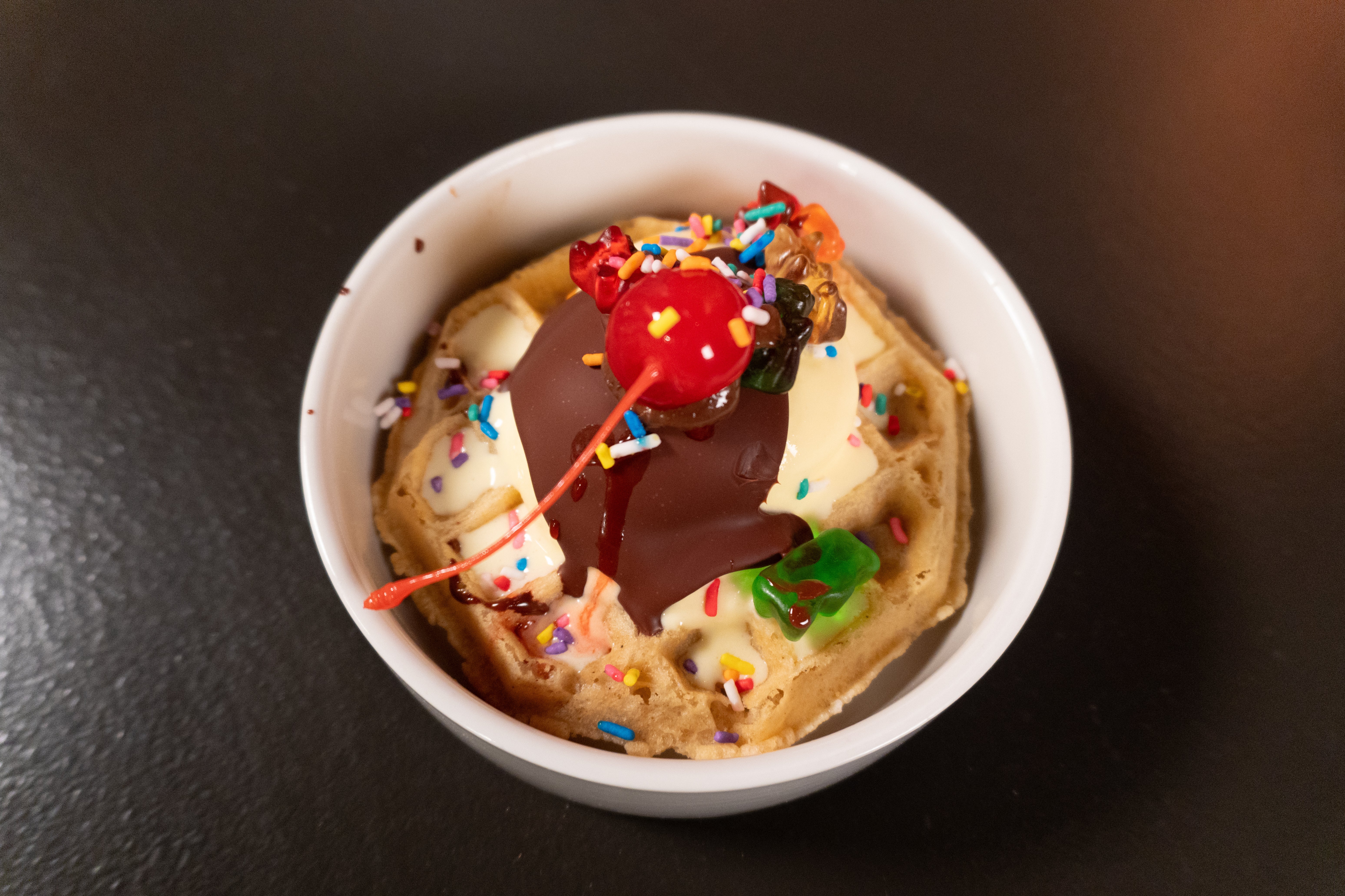 John deBary's Trash-Bowl Butter Ice Cream Sundae - Majordomo Media